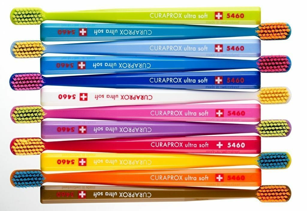 8 x CURAPROX CS 5460 Toothbrushes Ultra Soft Tooth Brushes Swiss ...